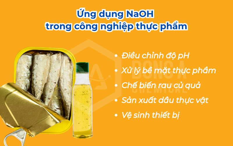 Yêu cầu tiêu chuẩn NaOH công nghiệp thực phẩm